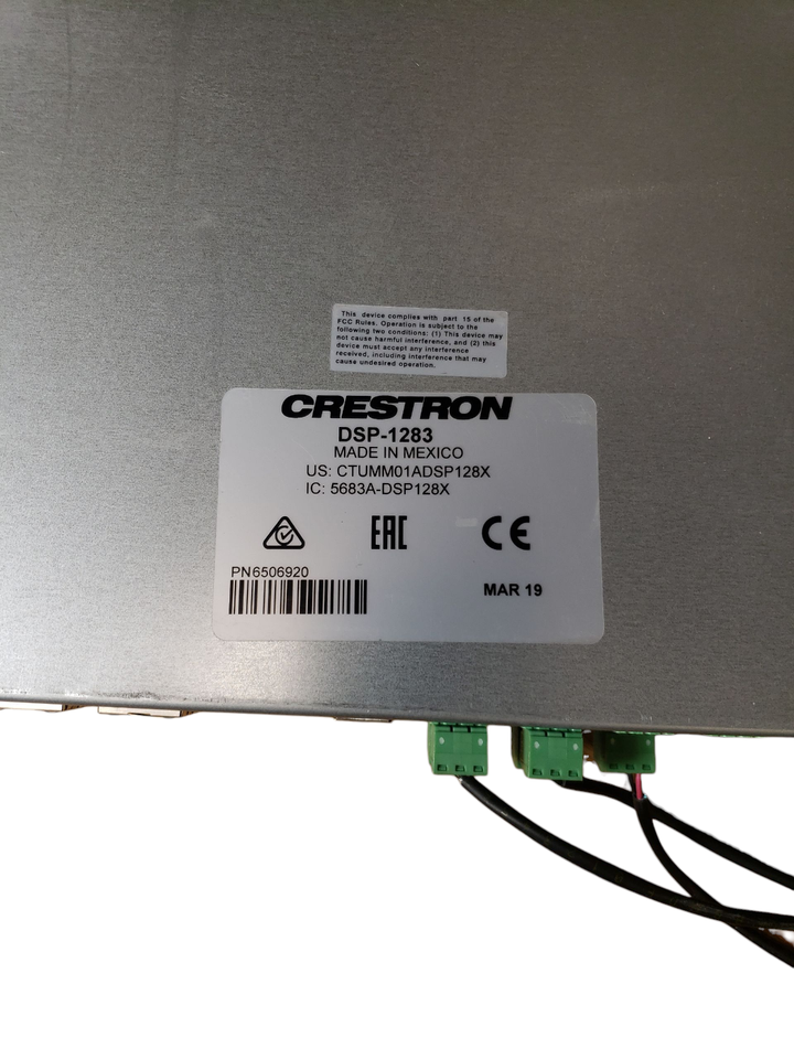 Crestron DSP-1281 Digital Signal Processor Rackmount tested good | eBay