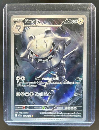 2025 Pokemon Mega Evolution Steelix Illustration Rare #150/132 | eBay