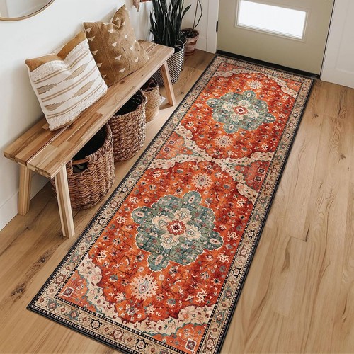 Washable Runner Rug 2x6,Boho Rug Runners Non Slip,Long Rugs for ...