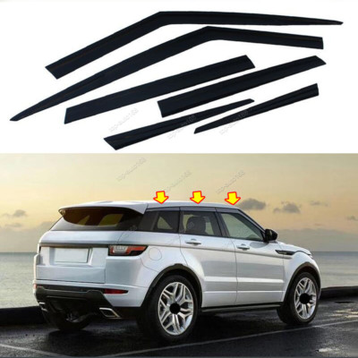 Window Vent Shades Sun Rain Guard Black For Land Rover Range Rover ...