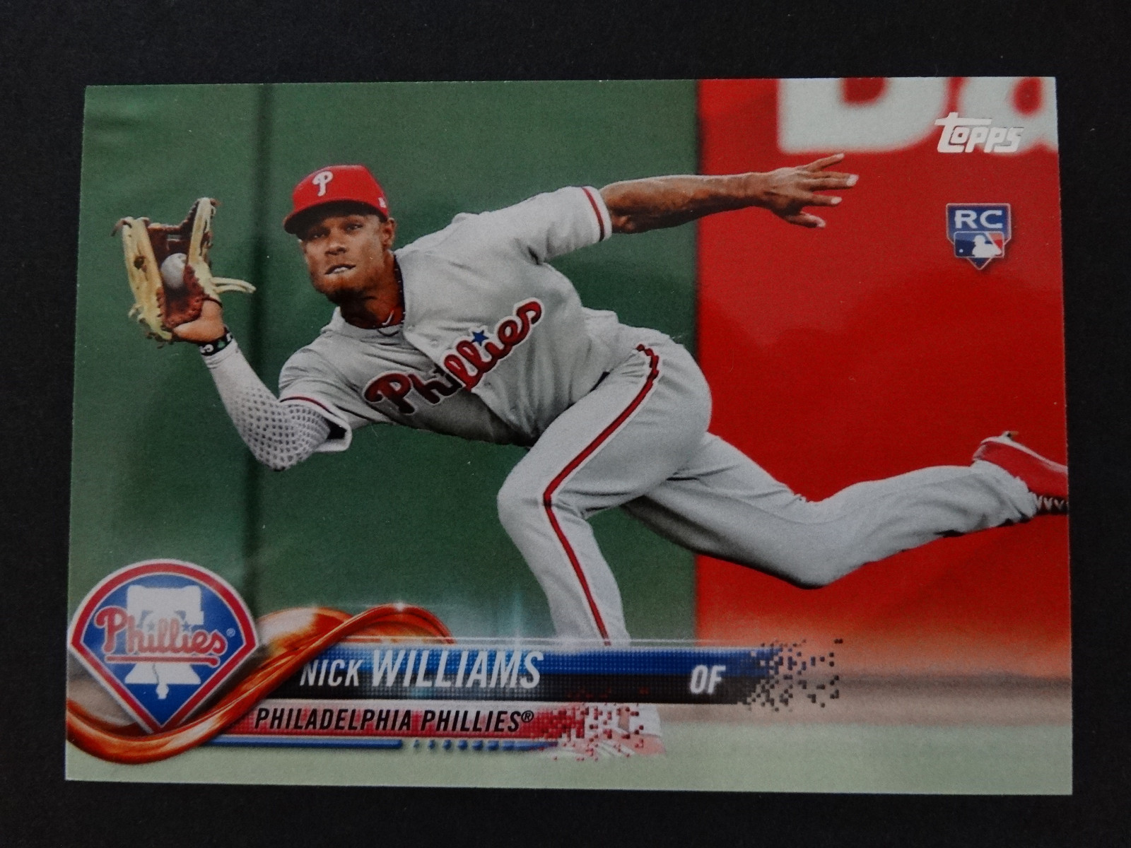 2018 Topps Series 1 #226 Nick Williams Phillies Rookie RC Baseball Card ...