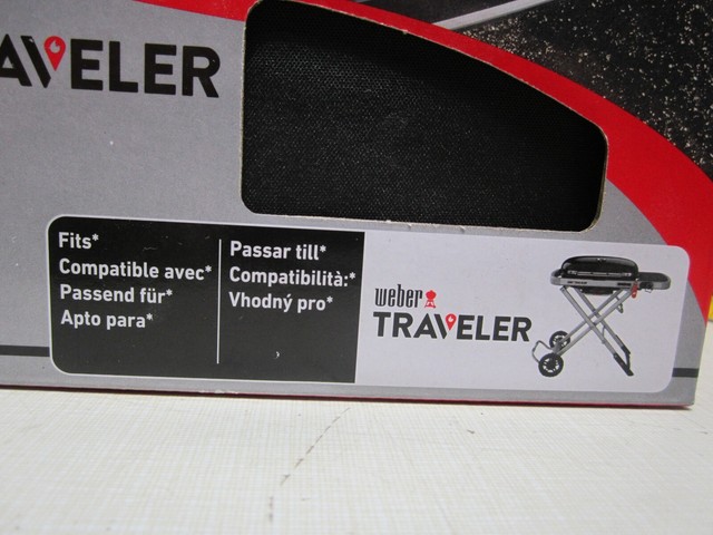 Weber 7030 Traveler Cargo Protector Grill Cover Black for sale online ...