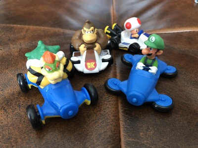 Lot of 4 McDonald's Super Mario Bros Kart Toys Nintendo 2014 | eBay