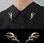 14 style Men's Brooch Lapel Badge Suit Pin Chest Metal Collar Pin ...