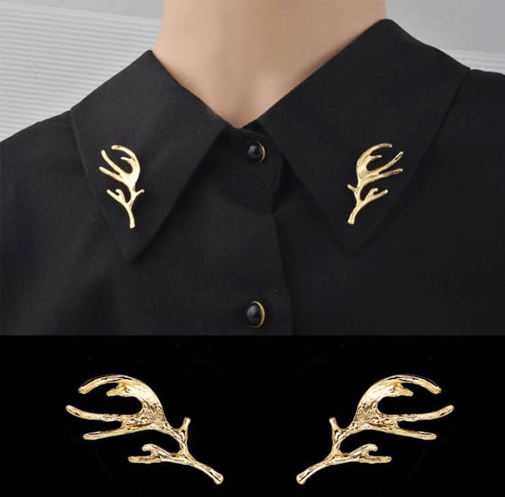 14 style Men's Brooch Lapel Badge Suit Pin Chest Metal Collar Pin ...
