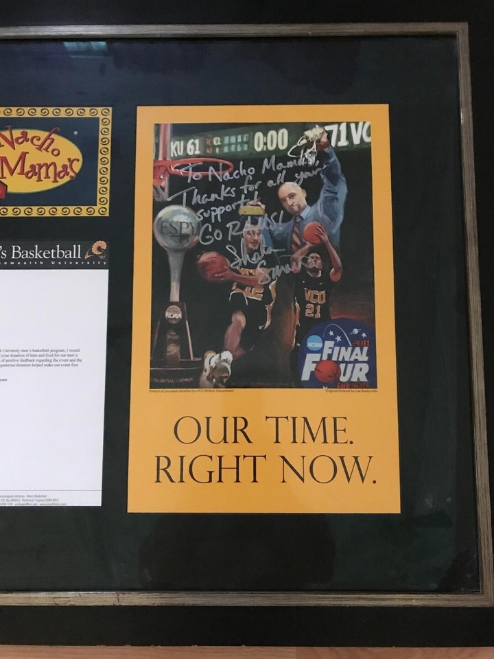 VCU Rams 2011 NCAA Basketball Final Four Shaka Smart Signed Matted ...