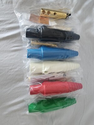 Hubbell HBL400 Cam-Lock Wire Set 2/0 - 4/0 Male Camlok Connector Kit ...