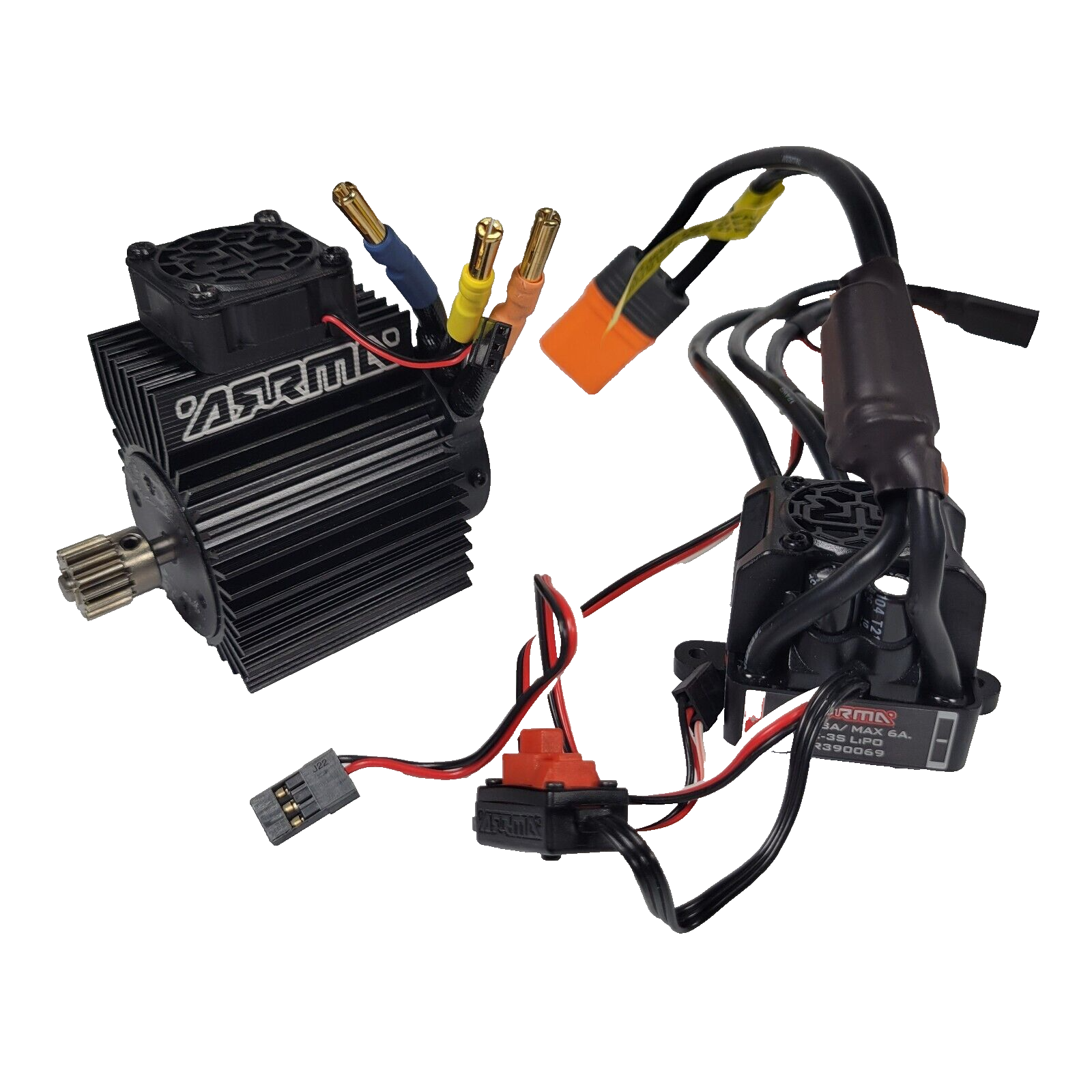 Arrma Big Rock BLX100 Brushless 2-3S ESC 3200kv Motor V3 Granite Senton ...