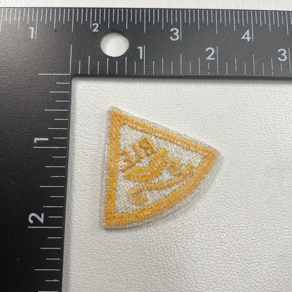 Small Little Pie Shaped Wedge P. I. E. Patch 99N4 | eBay