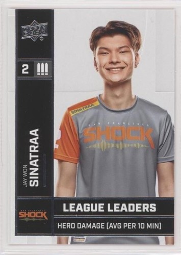 2020 Upper Deck Overwatch League League Leaders Sinatraa LL6 San ...