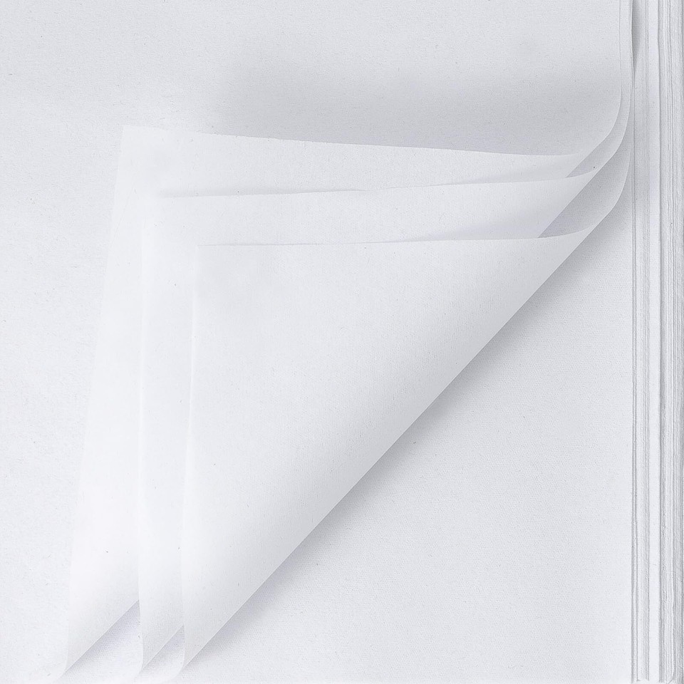 1000 Sheets White Tissue Paper Bulk, 14" x 20" Packing Paper Sheets for ...