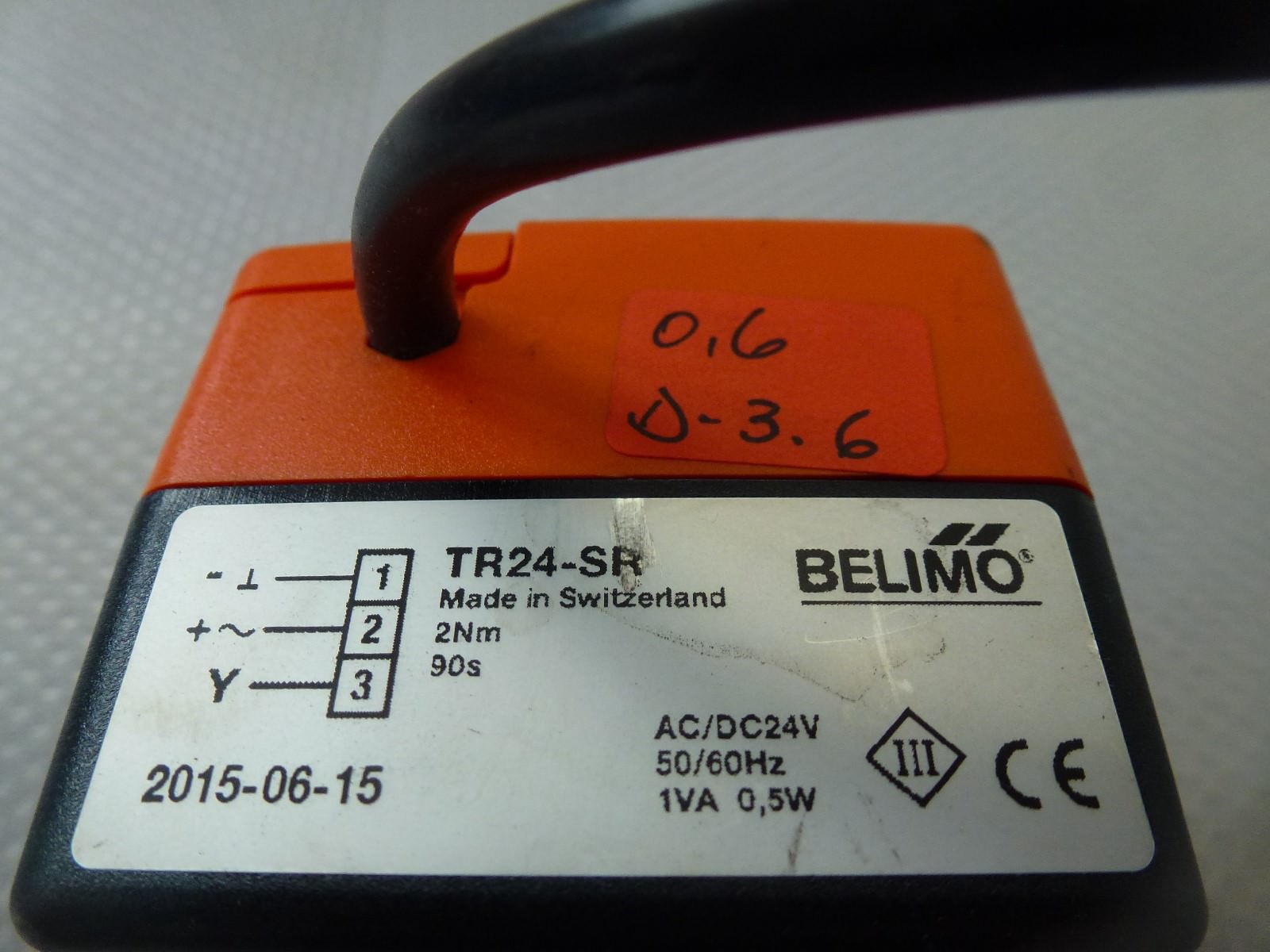Belimo TR24-SR Stellmotor AC/DC24V + Belimo R506K 3-Wege-Ventil ...
