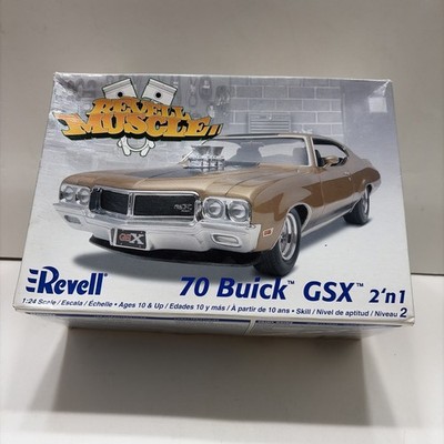 Revell Muscle 1970 Buick GSX 2'n 1 Model Kit 1:24 Scale 85-2079 Open ...