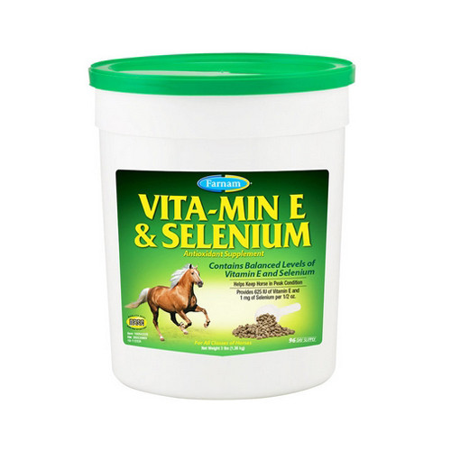 Vita-Min E & Selenium Crumbles Horse Supplement 3 Lbs By Farnam ...