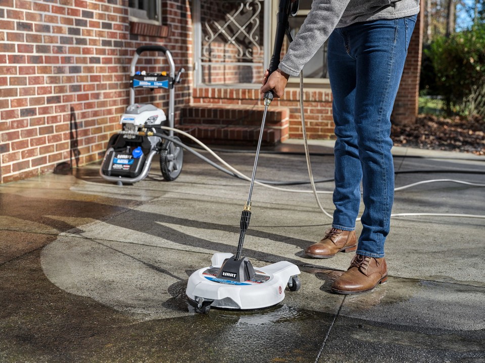 HART 12 in 3000PSI Electric Pressure Washer Surface Cleaner with ...