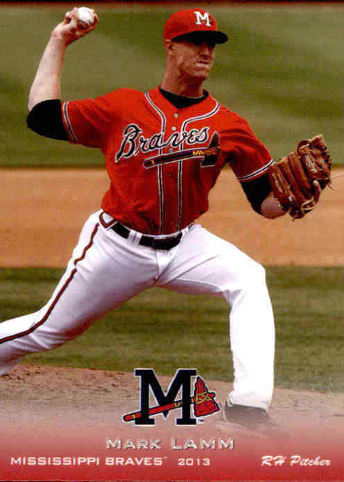 2013 Mississippi Braves Grandstand #15 Mark Lamm Nashville Tennessee TN ...