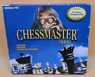 Chessmaster 9000 (PC CD, 2002) CIB Ubisoft 2 Disc Slipcover 8888680345 ...