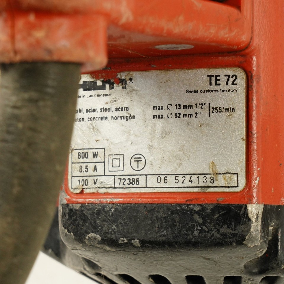 Hilti TE72 TE 72 Rotary Hammer Drill 100V Tested used rt217 | eBay