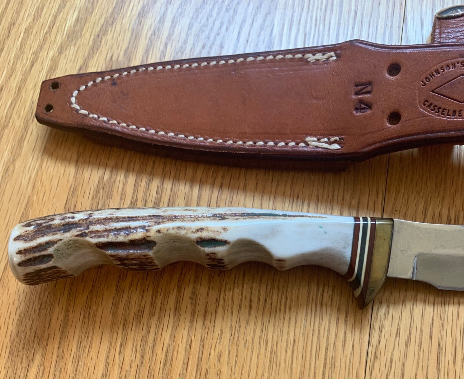 AWESOME RANDALL KIT STAG KNIFE W/ JOHNSON SHEATH RARE | eBay