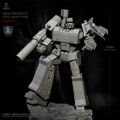 Megatron Girl Resin Kits Model Figure GK Unpainted 75mm YUFAN MODEL | eBay