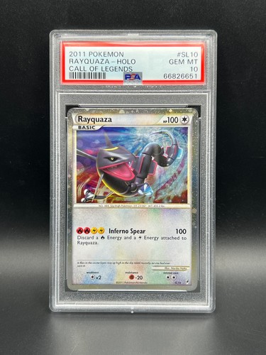 Pokemon PSA 10 GEM MT Rayquaza SL10 Call of Legends Holofoil 2011 S#6651 | eBay