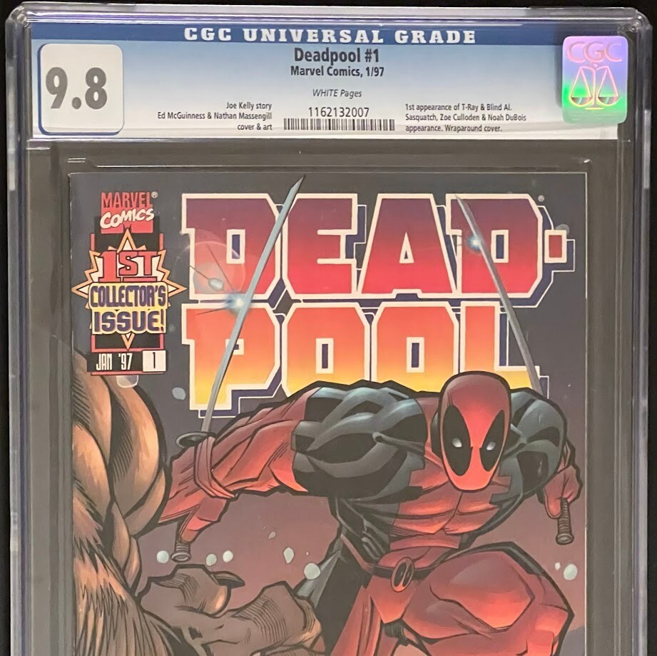 Deadpool #1 (1997) 💥 CGC 9.8 White Pages 💥 1st Blind Al & T-Ray! Marvel ...