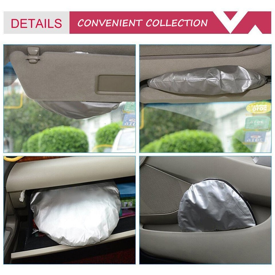 Big Glasses Foldable Jumbo Sun Shade SUV Front Window Car Visor ...
