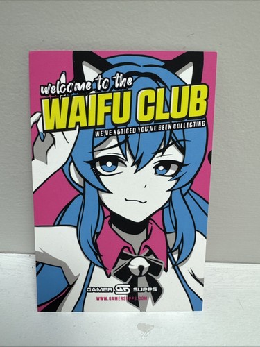 Gamer Supps Waifu Club Neko Maid Coin and Card - Picture 1 of 3