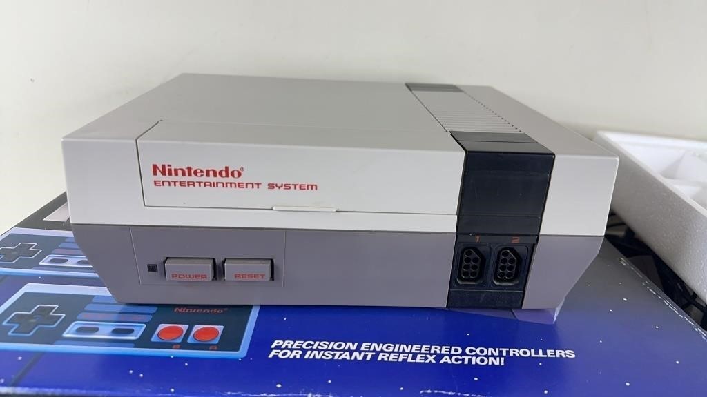 Nintendo NES Control Deck w/ Super Mario Bros Original Box WORKS MINT ...