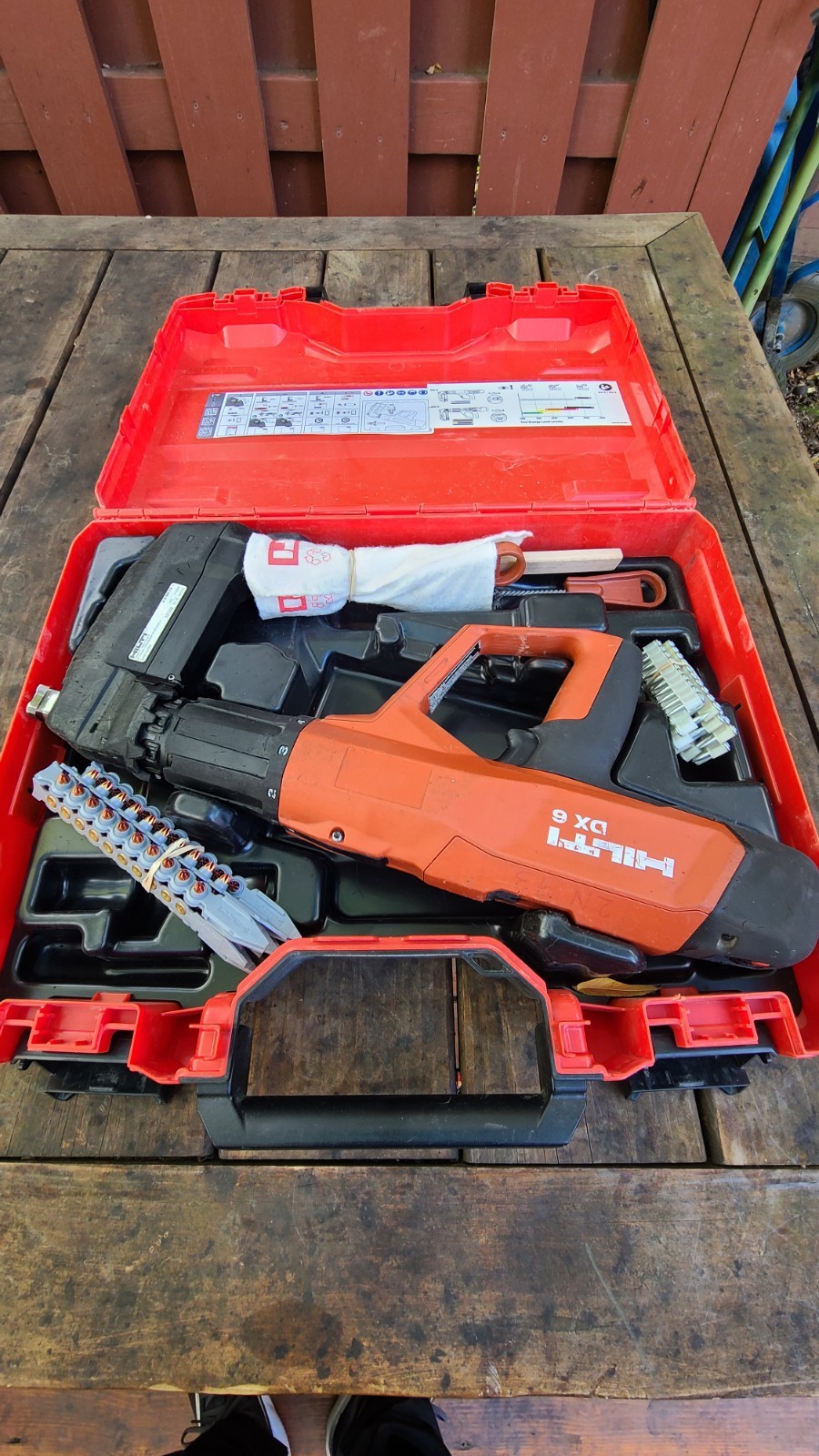 Hilti DX 6 MX Powder Actuated Fastening Tool X-6 MX 72 Free Shipping | eBay