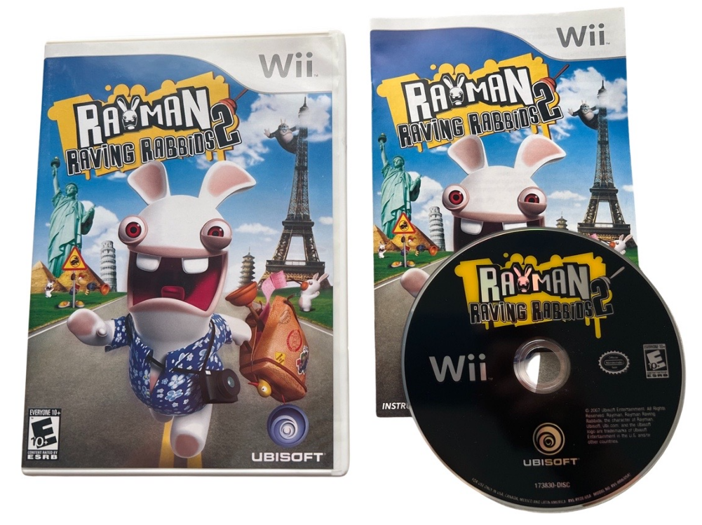 Nintendo Game Wii Raving Rabbids 2 E is for Everyone Video Game | eBay