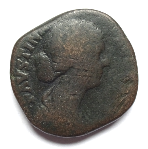 FAUSTINA JUNIOR - SESTERTIUS - ROMAN COIN | eBay UK