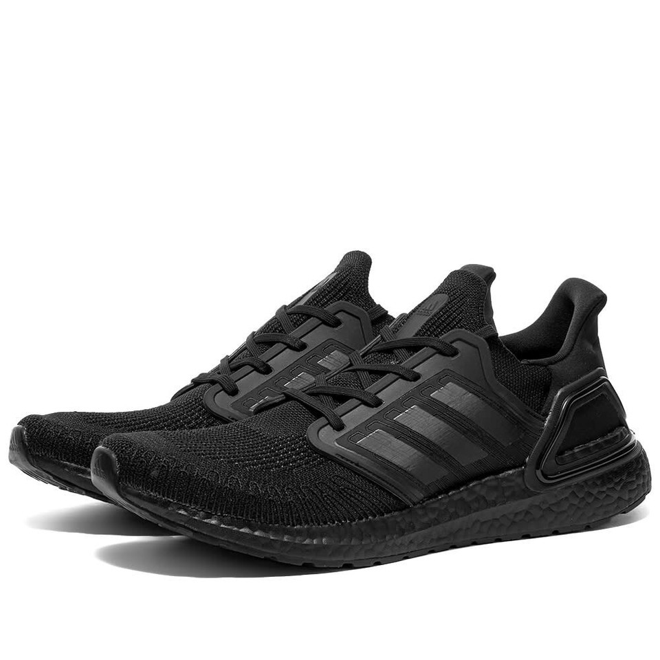 adidas Ultraboost 20 Triple Black Running Sneakers 100%AUTHENTIC EG0691 ...