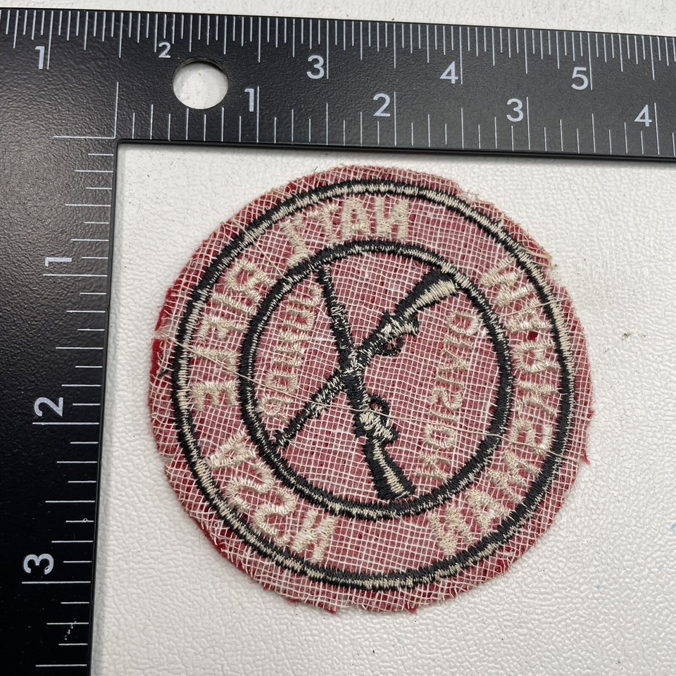 Vtg Distressed JR DIVISION NRA MARKSMAN Rifle Gun Patch 27XY | eBay