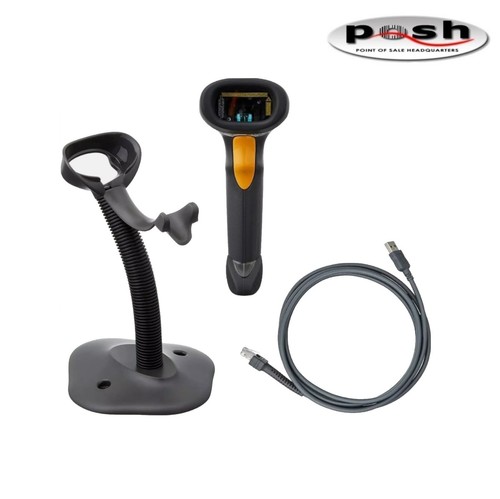 Motorola LS2208-SR20007R-UR Laser Barcode Scanner Kit - Black | eBay