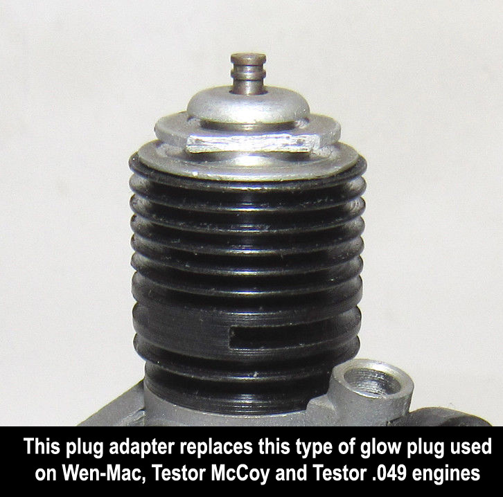 Testors McCoy Wen-Mac GLOW PLUG ADAPTER use standard plugs MECOA #911 ...