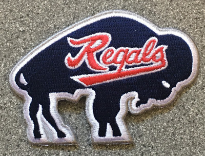 1987-2021 BUFFALO REGALS JUNIOR B USA HOCKEY GOJHL VINTAGE 3.5" BLUE ...