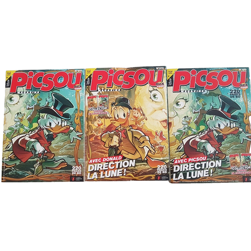 LOT de 3 Picsou Magazine N 570 couverture différente collector jamais ...
