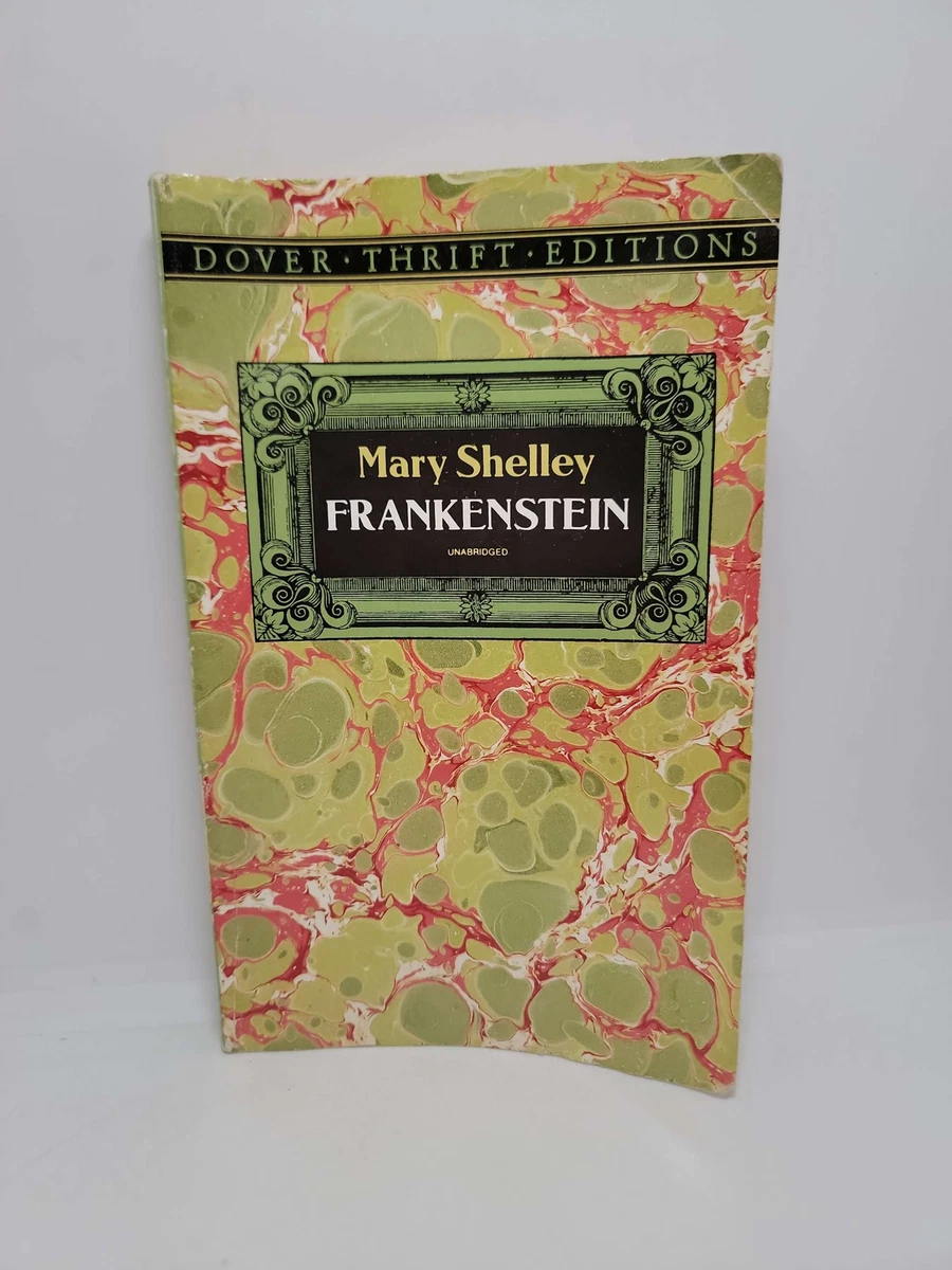 Frankenstein Book Cover Dover Thrift