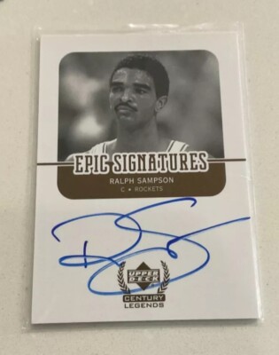 2008-09 Ultimate Collection Epic Signatures Ralph Sampson Auto | eBay