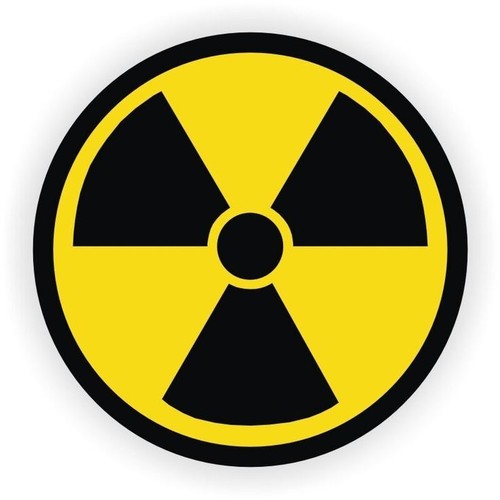 Radioactive Nuclear Hazard Sticker - Cool Water Resistant Fade Proof ...