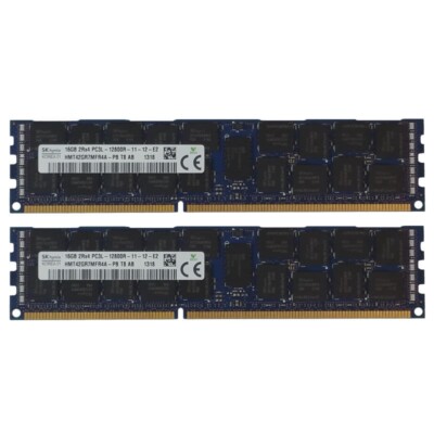32GB Set 2x 16GB Dell PowerEdge R610 R710 R815 R510 C6105 C6145 R720 ...