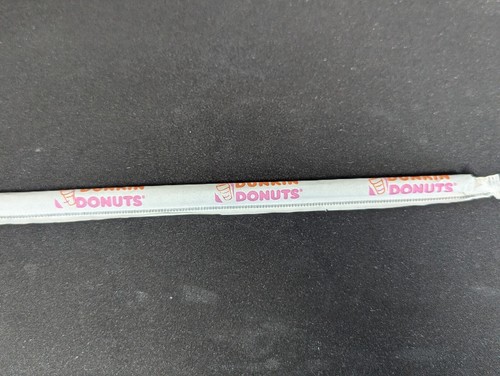 Dunkin Donuts Promotional Men In Black Straws The GALAXY RUNS ON DUNKIN ...