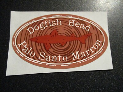 DOGFISH HEAD Palo Santo Marron tap STICKER decal craft beer dog fish ...