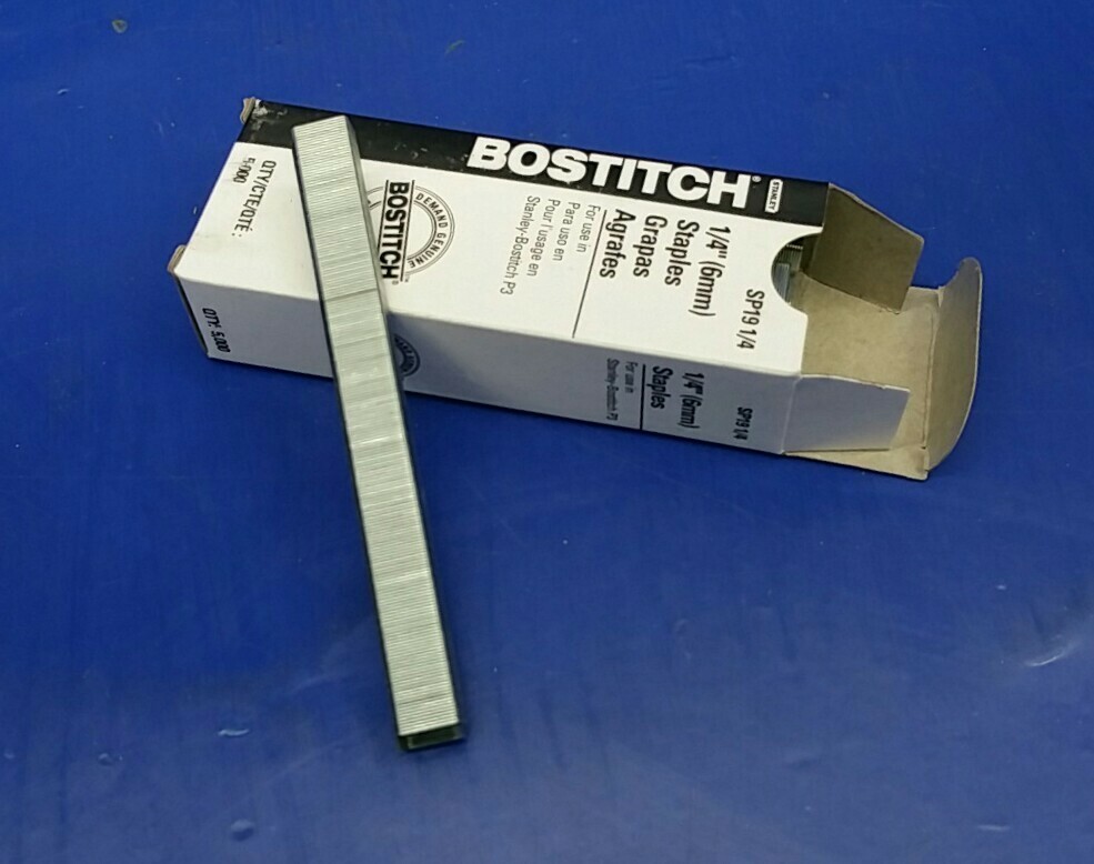 (40 Boxes) Stanley Bostitch P3 Staples SP19 1/4" for P3 (5000 Staples ...