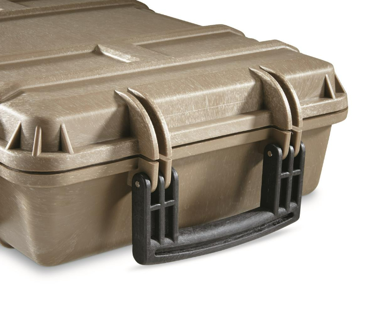 Heavy-Duty Tactical Padded Wheeled Hard Rifle Case Gun Storage w ...