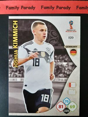 Joshua Kimmich 159 Germany Card Panini Adrenalyn Foot World Cup Russia ...