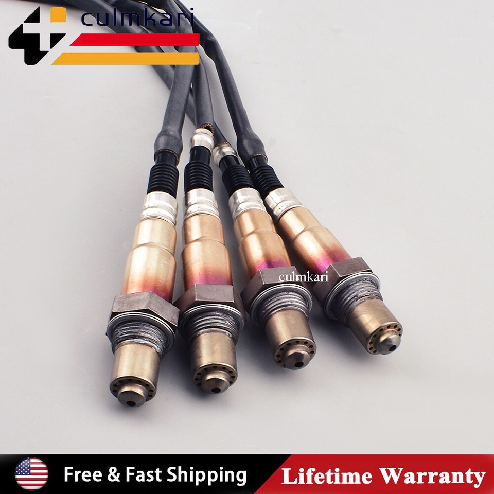 4pc Bosch Oxygen O2 Sensor Upstream Downstream Set for 2009-2017 Chevy ...