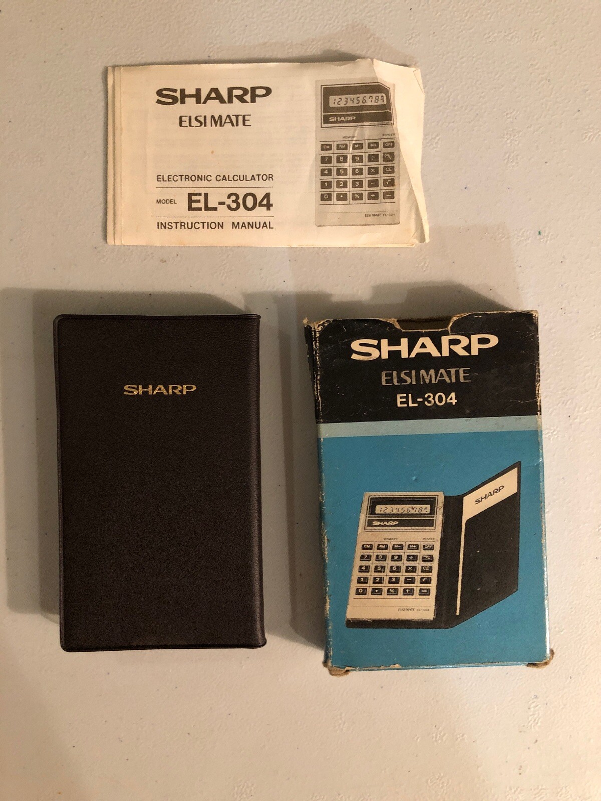 Vintage Antique Sharp ELSI MATE EL-304 Calculator With Box | eBay