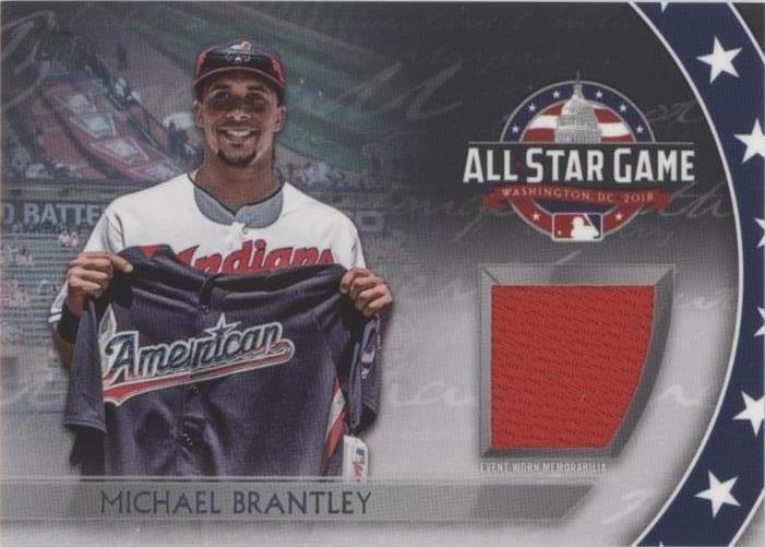2018 Topps Update Series - All-Star Stitches Michael Brantley #AST-MR ...